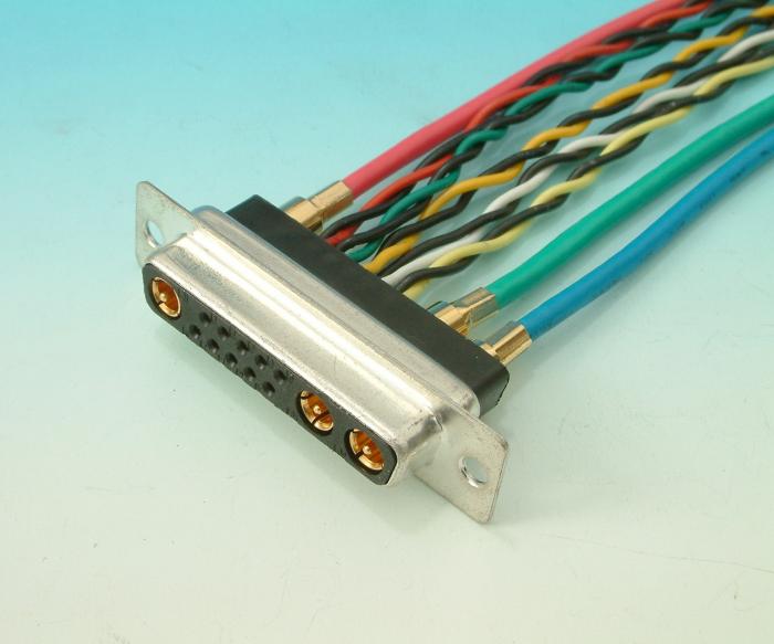 Professional custom 13w3 connector cables over-molding,custom high ...