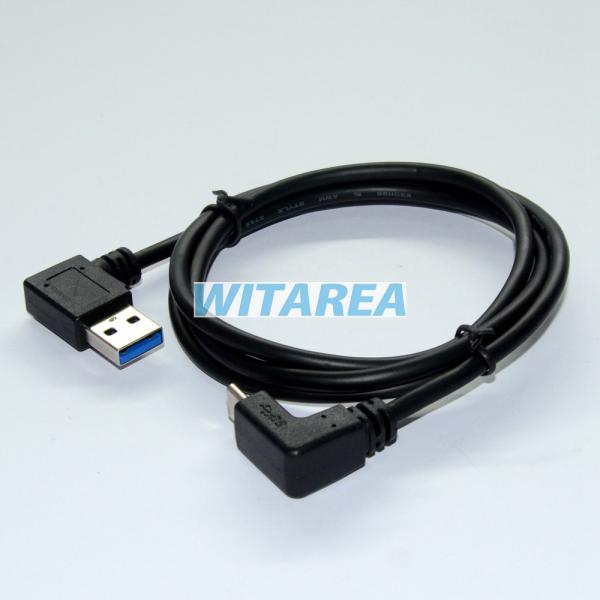 Professional USB Type C 90°degree angled cables,USB C angled cables ...