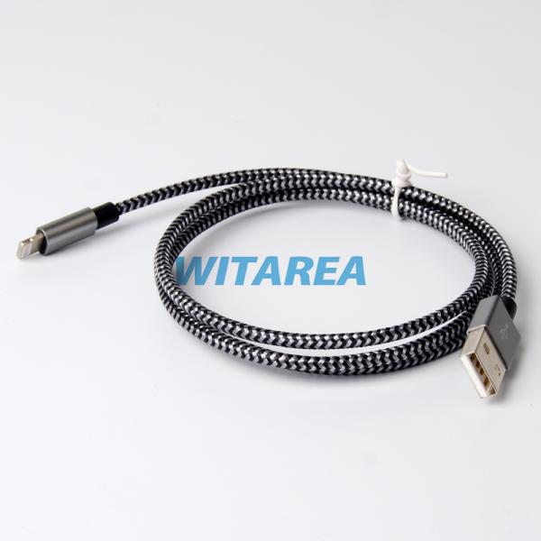 Professional custom braiding iPhone data cables,colored braiding ...