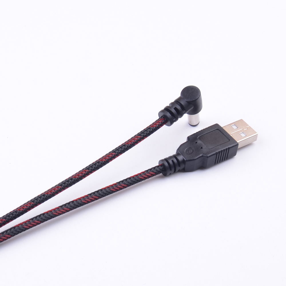 Professional USB Type A Male to USB A 5.5mm x 2.1mm Barrel 5V DC Power ...