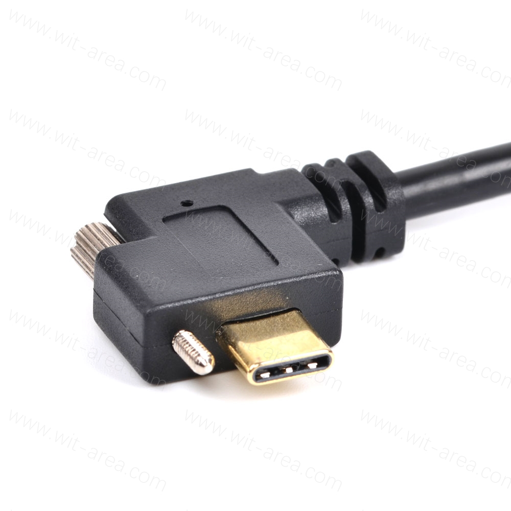Professional custom type c cable,side entry type c cable,lateral angled ...