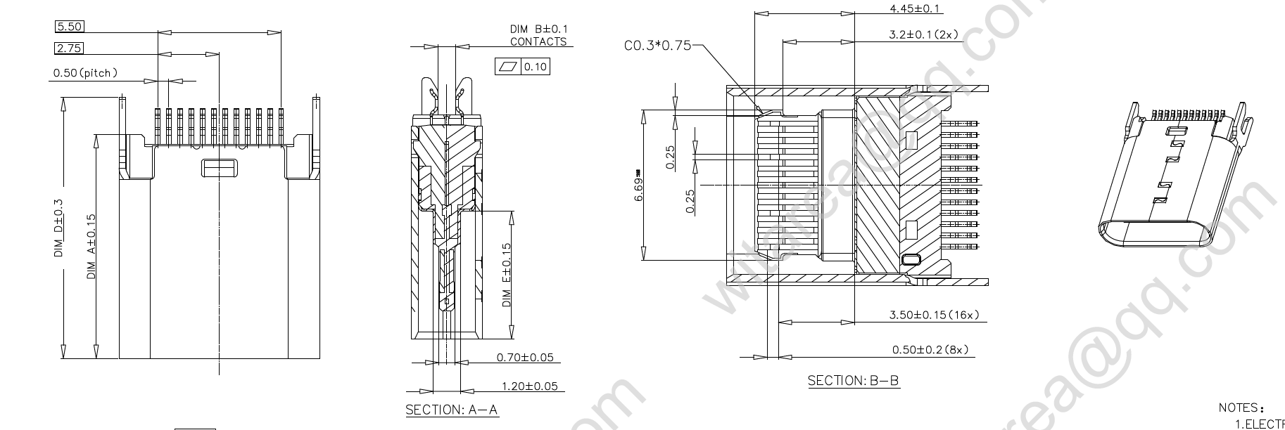 USB Type-C 夹板母座（Straddle Mount / Edge-Mount）技术全解｜结构、应用、规格对比与选型指南