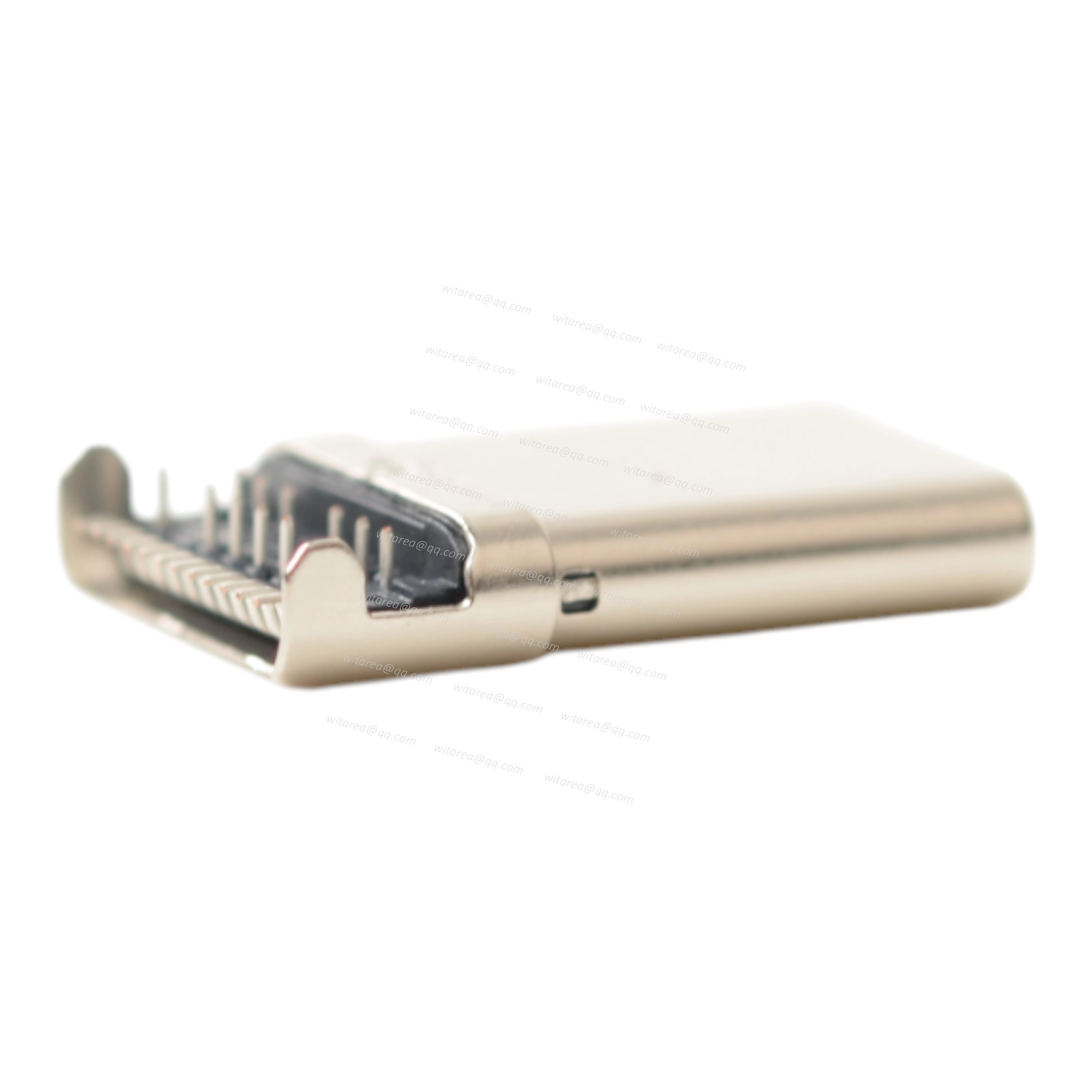 USB4/USB 3.1 Type-C 24-Pin SMT/DIP Hybrid Male Plug, Mid-Mount, Offset 0.95 mm, CH=0.25mm, H=11. ...